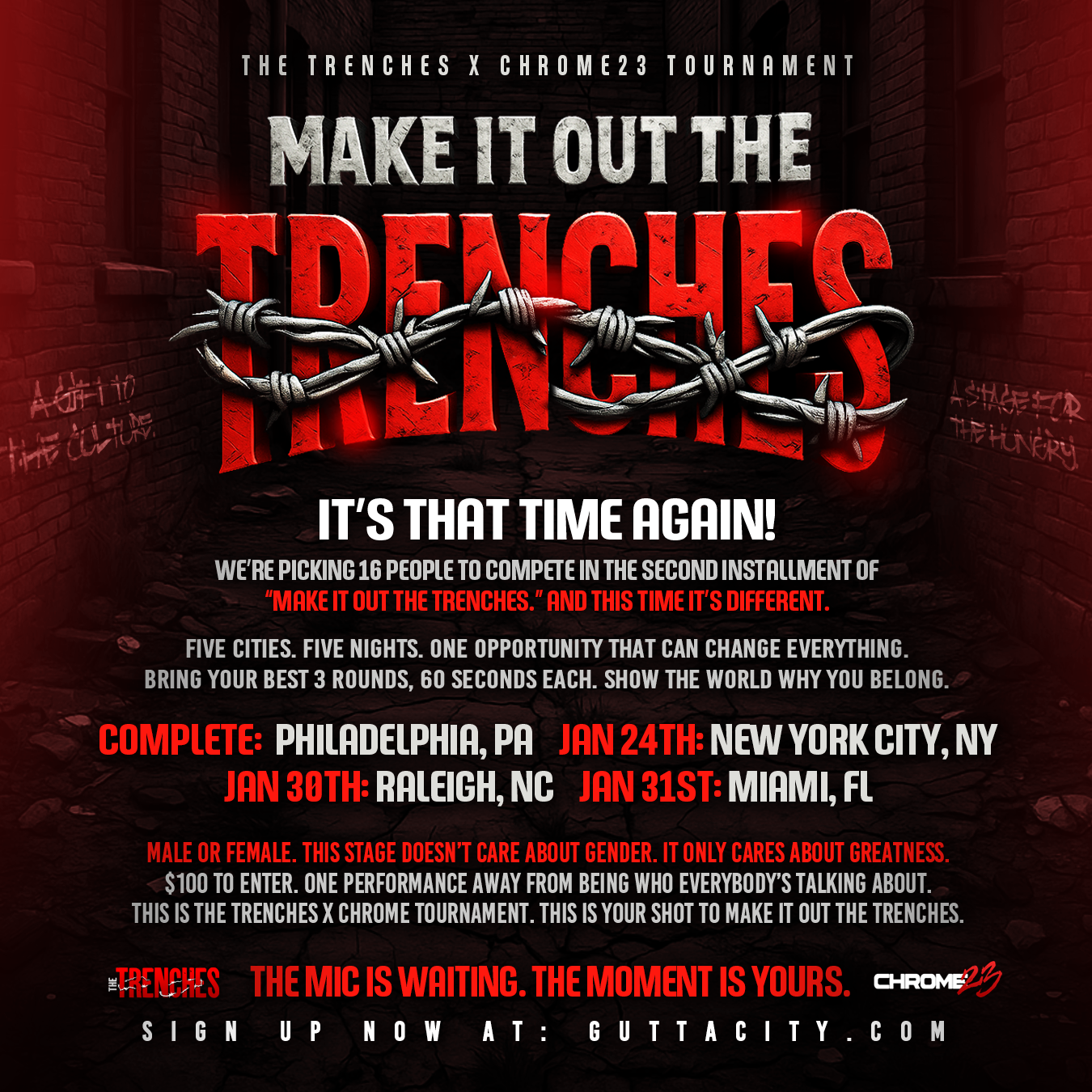 Make It Out The Trenches Tournament Entry – Gutta City